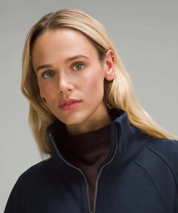 Lululemon Scuba Oversized Funnel-Neck Full Zip - True Navy